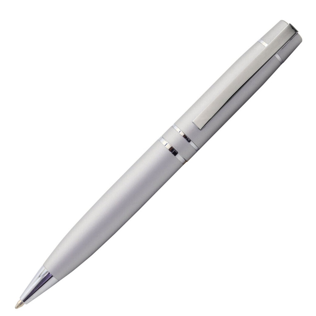 CHASE PLUS KANORA Matte Silver Ballpoint Pen with Elegant Finish